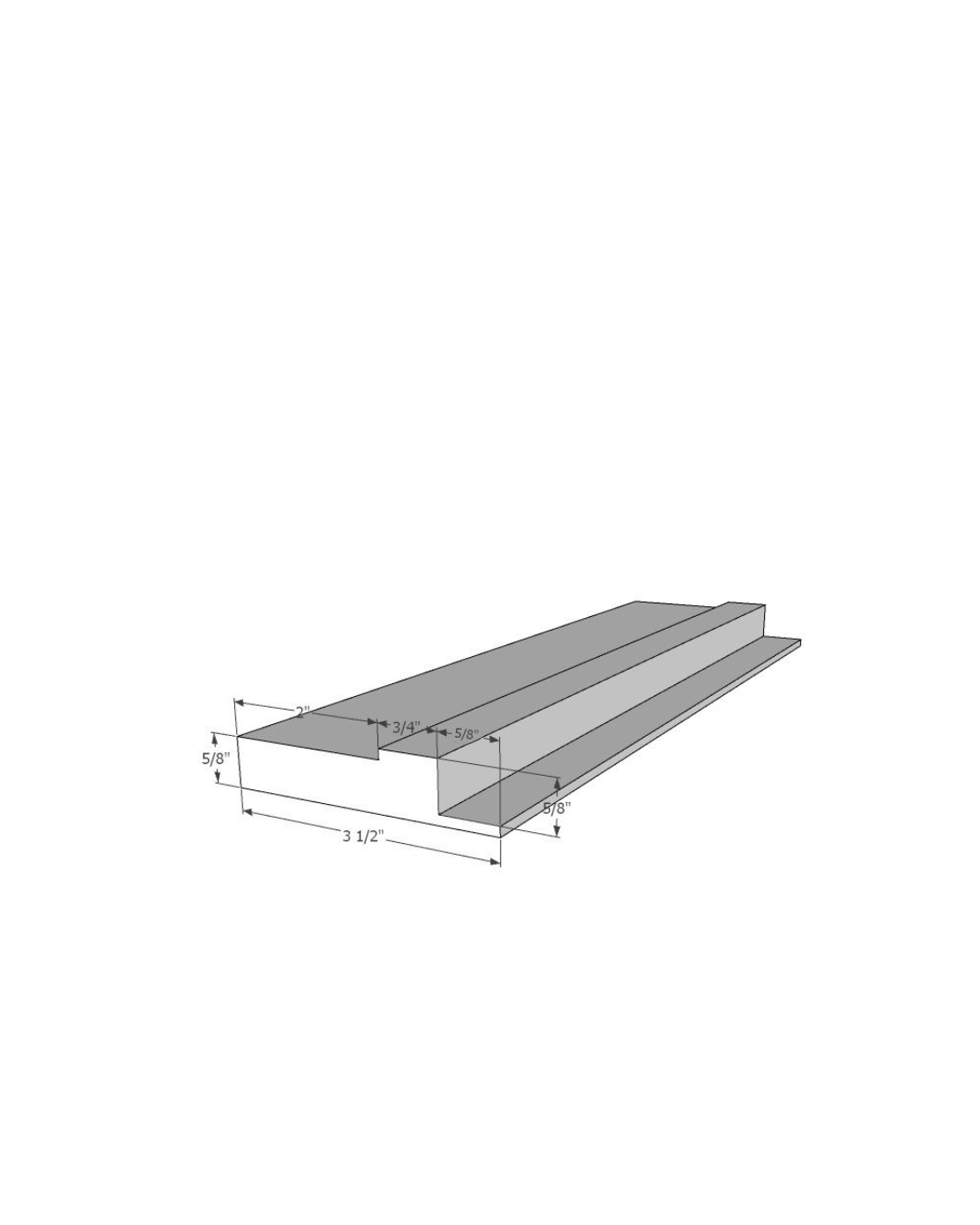 1 x 4 Notched Trimboard – Elite Trimworks Corp.