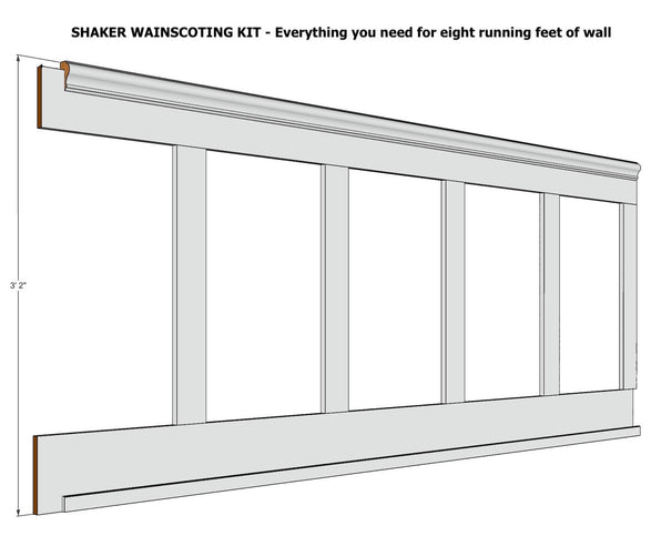 Wainscoting | Wainscot Panels & Mouldings | Shiplap Wainscoting Ideas ...