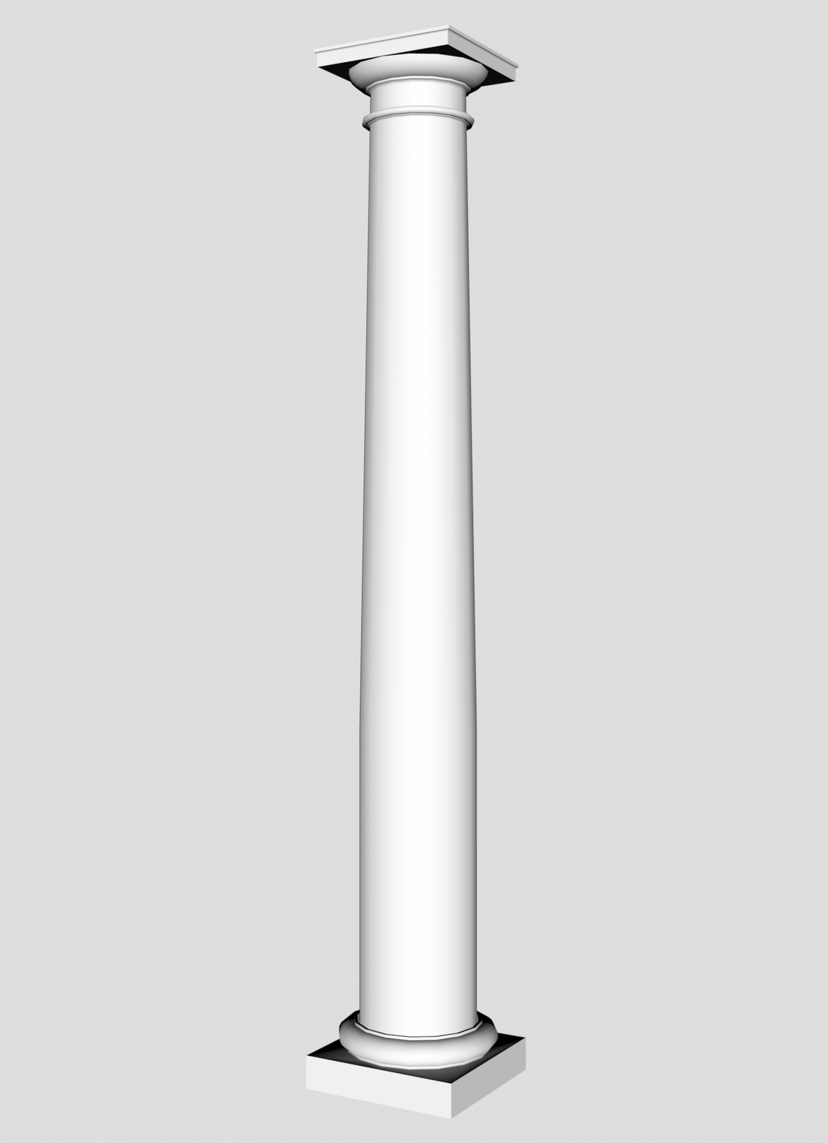 18" Round Smooth PermaCast Fiberglass Column | Exterior Column – Elite ...