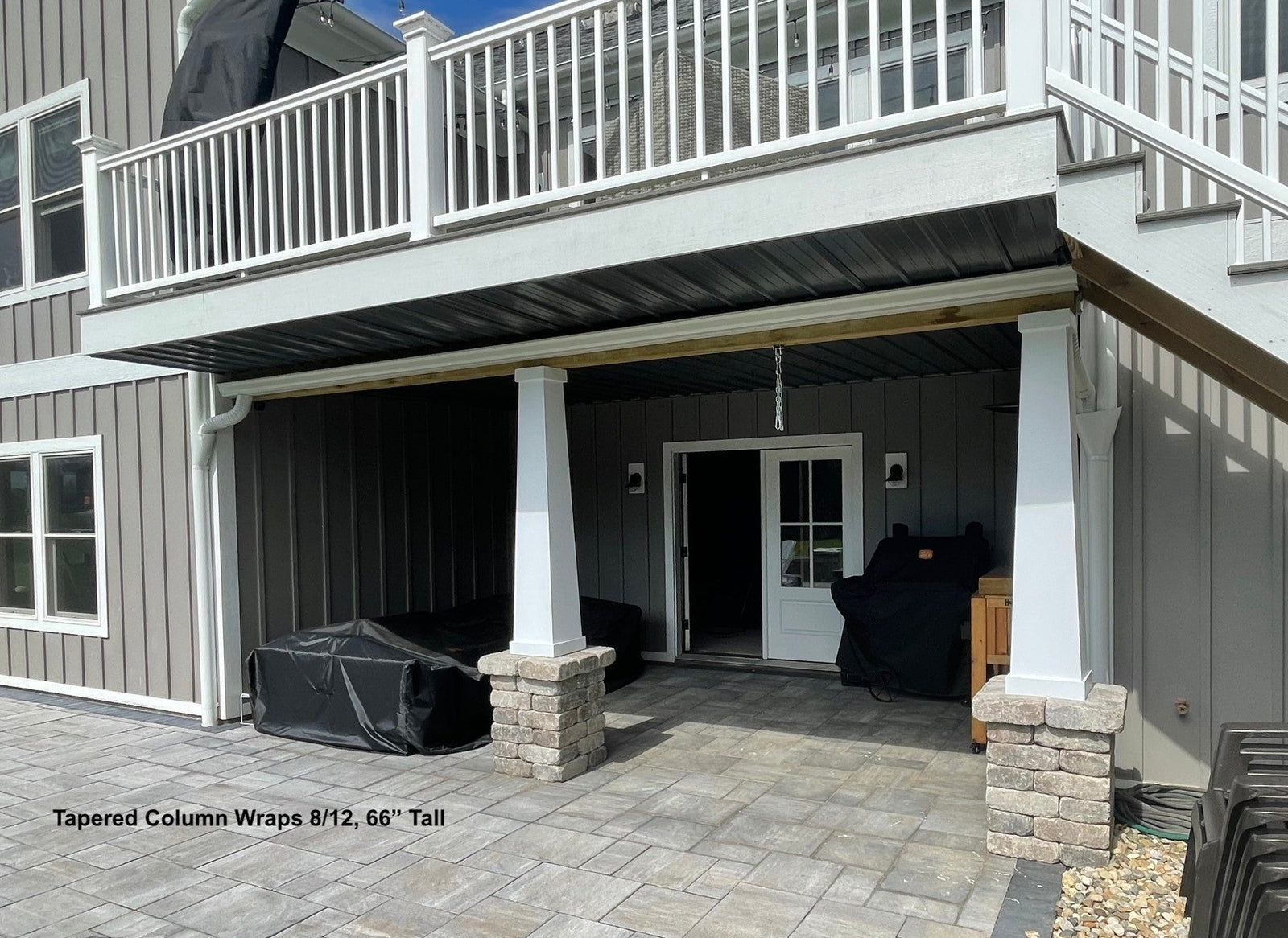 6/10 Tapered PVC Column Wrap – Elite Trimworks Corp.